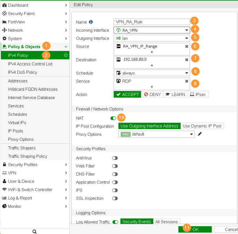 Setup Forticlient Remote Access VPN in FortiGate Firewall ...